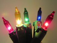 $3 HOLIDAY DEAL! 18" Multi-Strand Lights: 50 Lights: Incandescent MULT ...